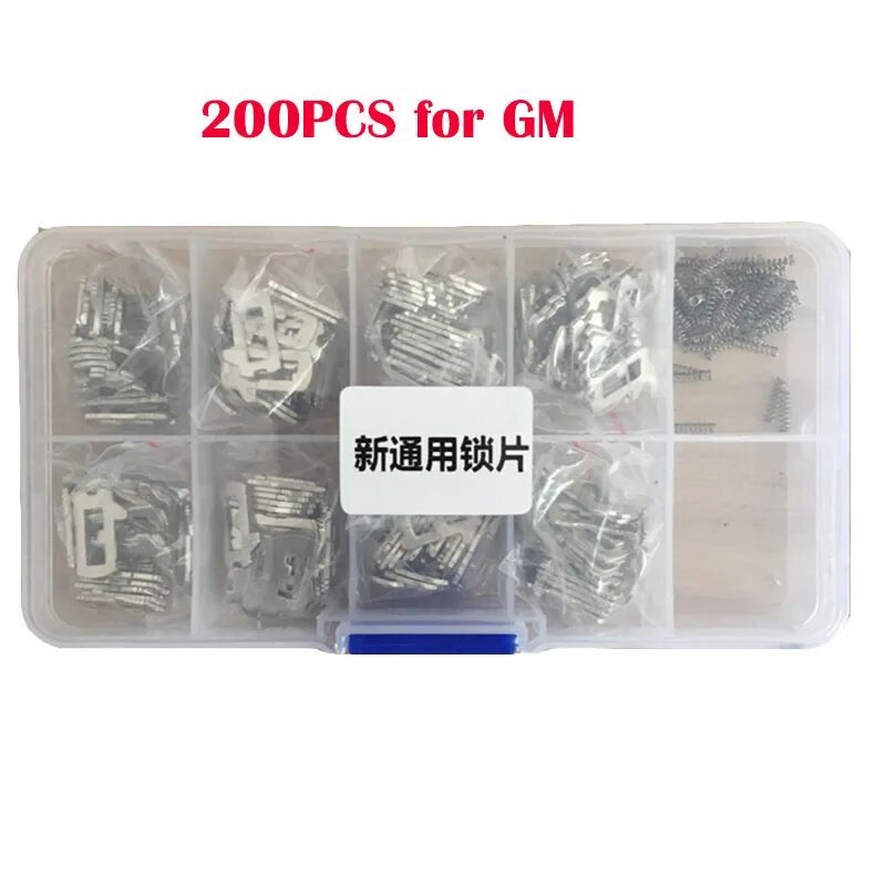 200 шт. пластина замка, используемая для ремонта автомобильных замков GM, набор аксессуаров для ремонта автомобильных замков 1R-4R 25 шт. 1L-4L 25 шт.