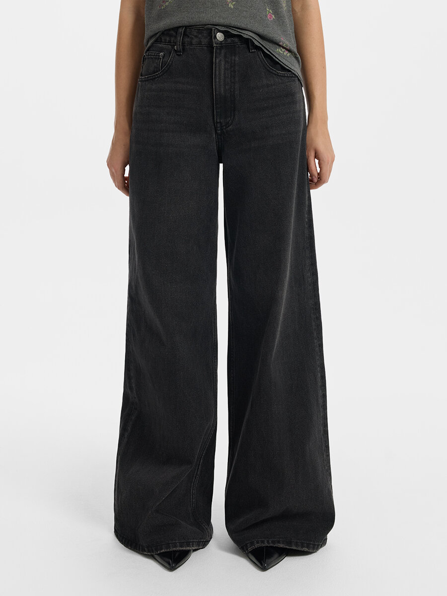 Джинсы широкие 