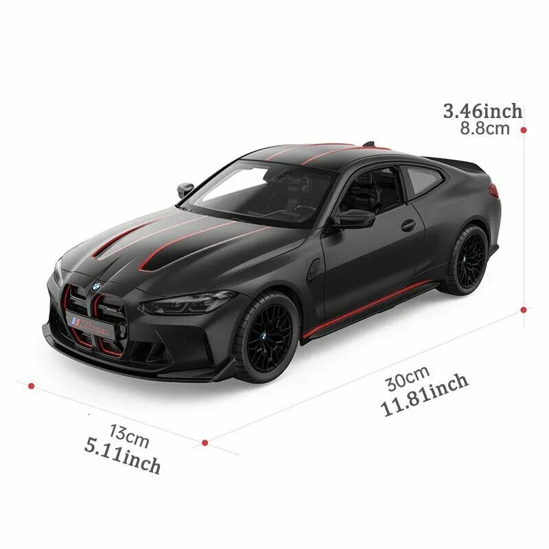 Автомобиль RASTAR BMW M4 CSL, масштаб 1:16, Подарок Модель из сплава