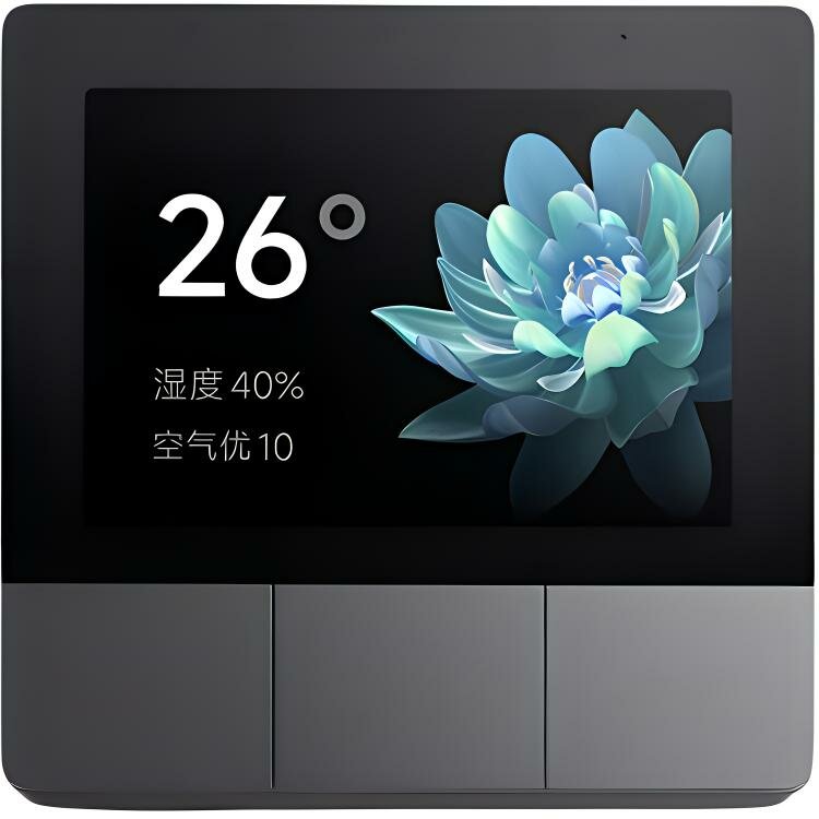 Умная панель MI Smart Home с экраном, встроенное голосовое управление Xiaoai, темно-серый