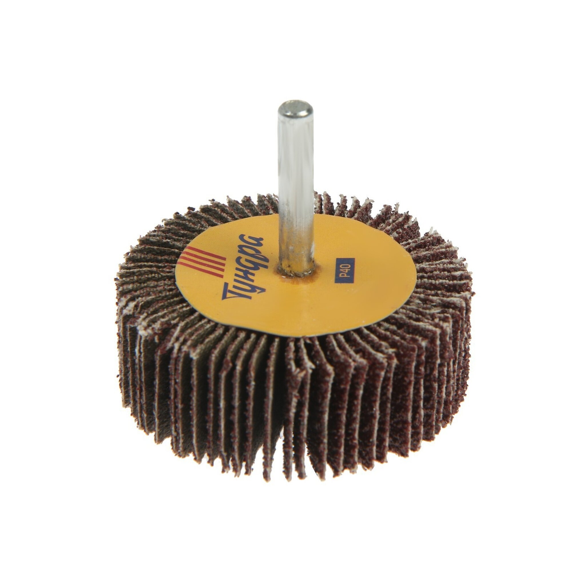 Круг лепестковый радиальный тундра, 60 х 20 х 6 мм, Р40, 1 шт.