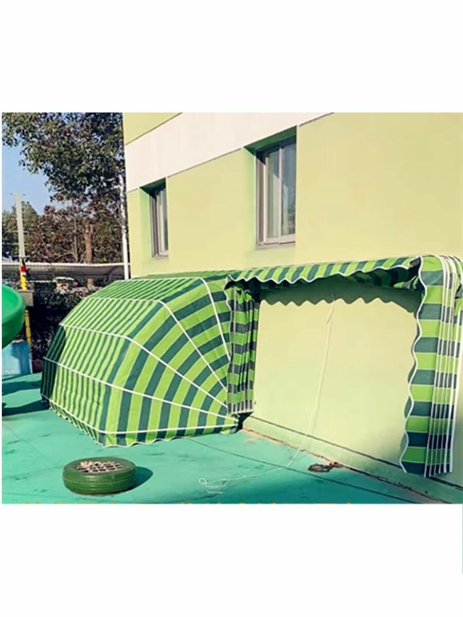 Козырек над крыльцом, универсальный навес для дверей защитный, Складной, Алюминиевый сплав, 100*50 см