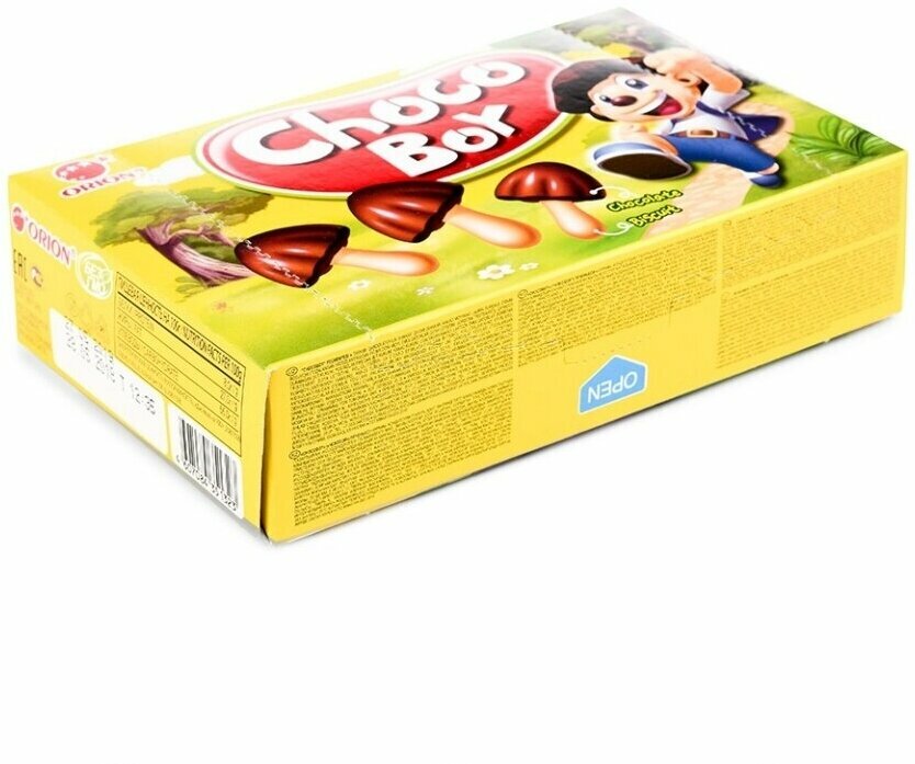 Печенье Choco Boy Orion, без ГМО, для детей, картонная упаковка, 45 г — фото 1