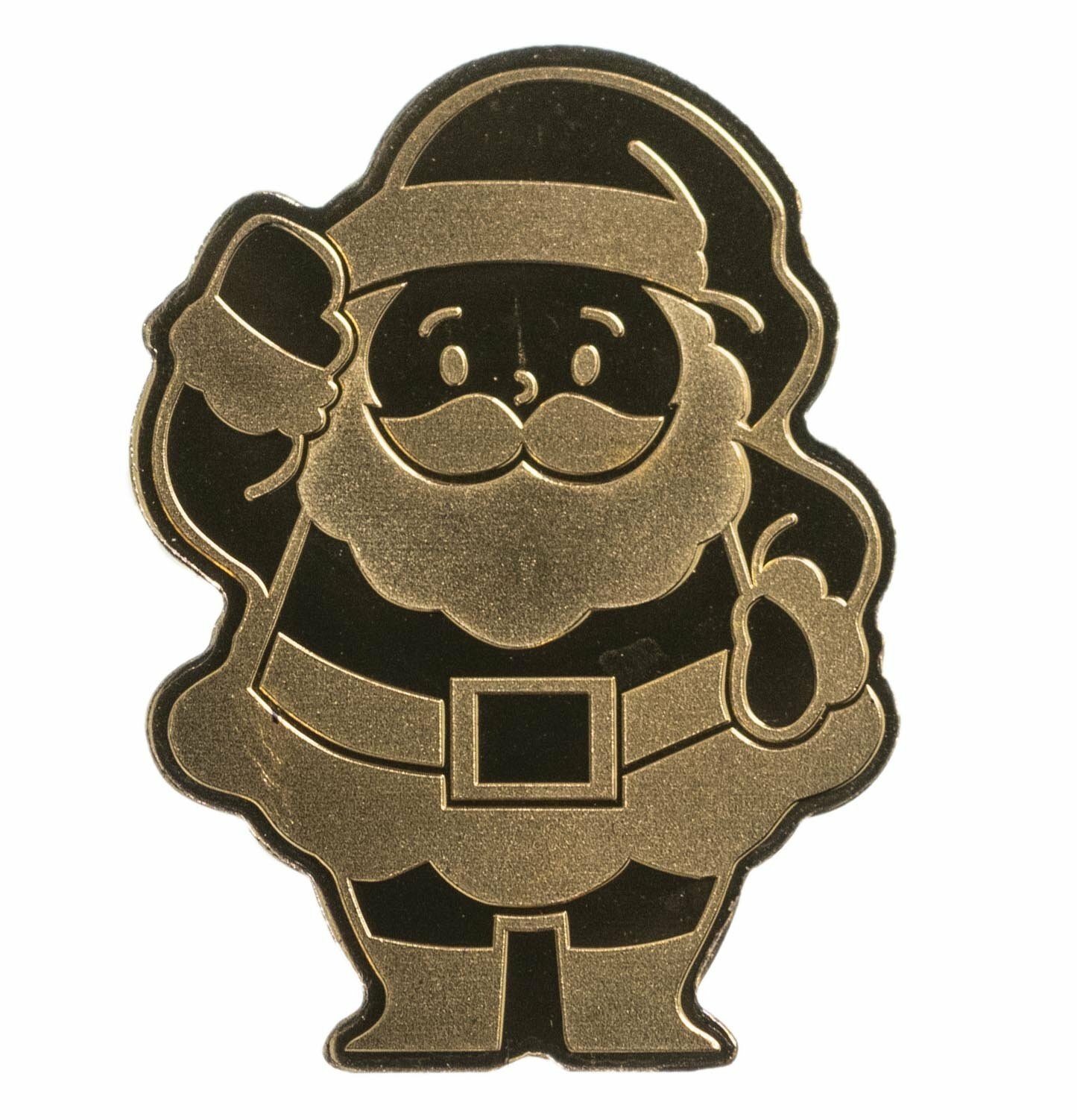 Палау 1 доллар 2023 "Санта Клаус" с сертификатом, Золото 999, в сохранности UNC