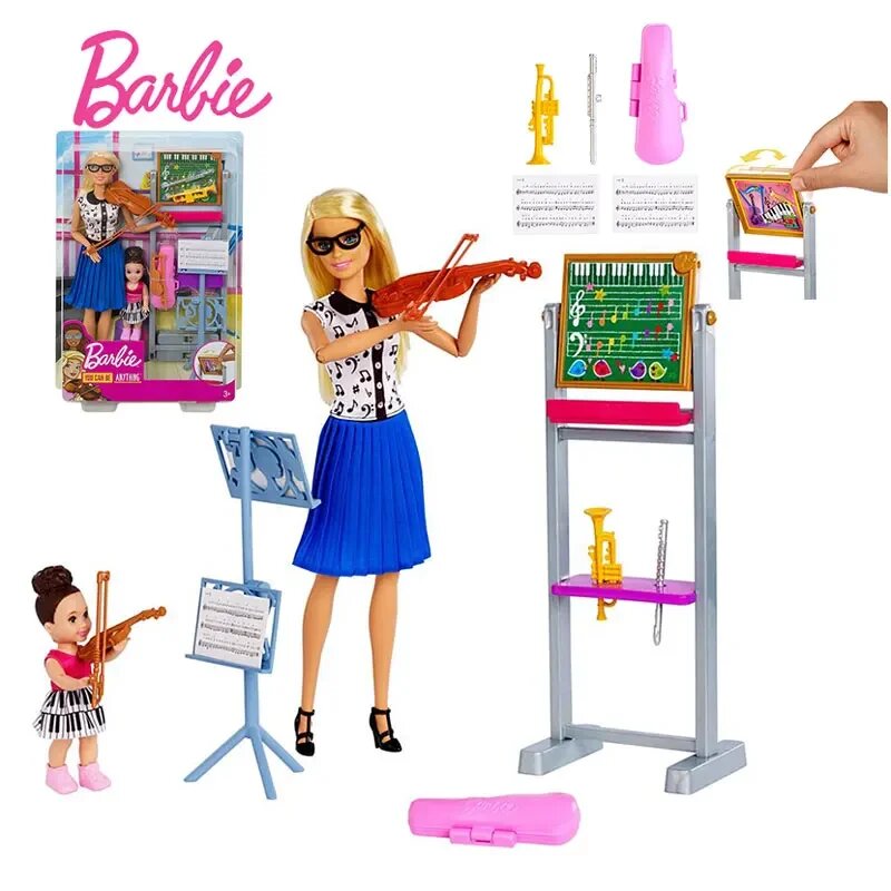 Коллекционная кукла Барби, гимнастика, пластик Розовый, FXP18