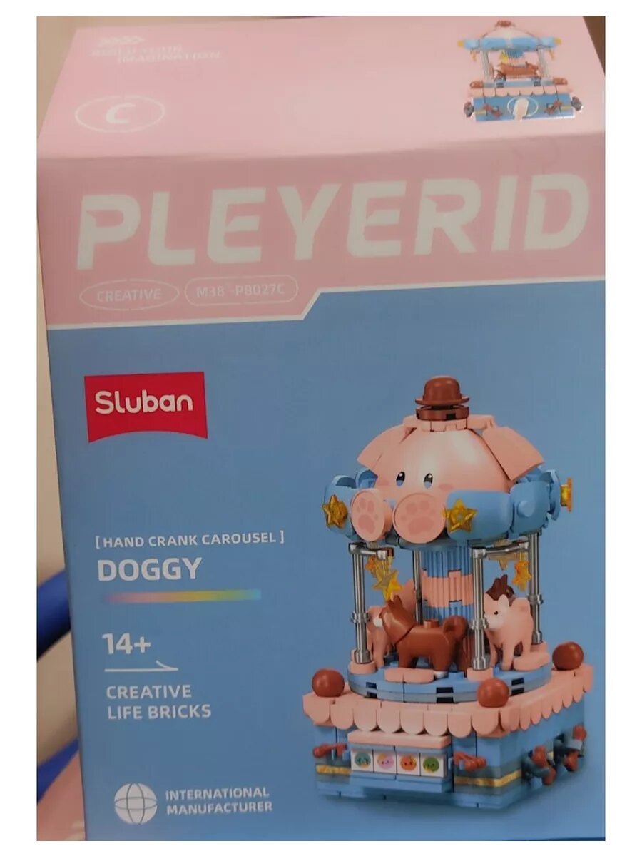 Игрушка-конструктор Карусель Собачки