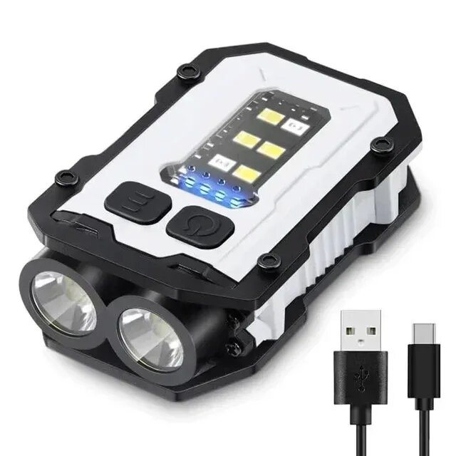 Портативный COB LED фонарик Htomaza White