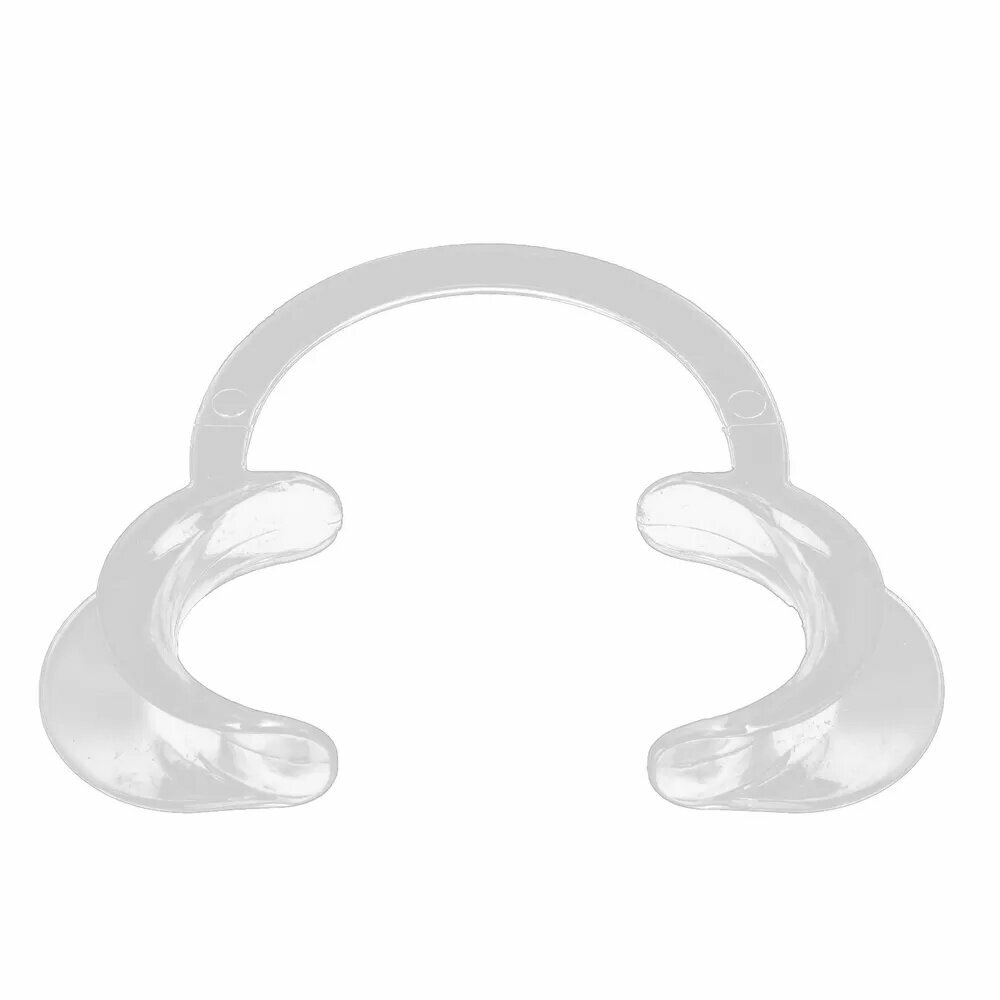 20 шт. одноразовый ретрактор для губ и щек, прозрачный CShape, открывалка для рта, отбеливающая зубы (M)