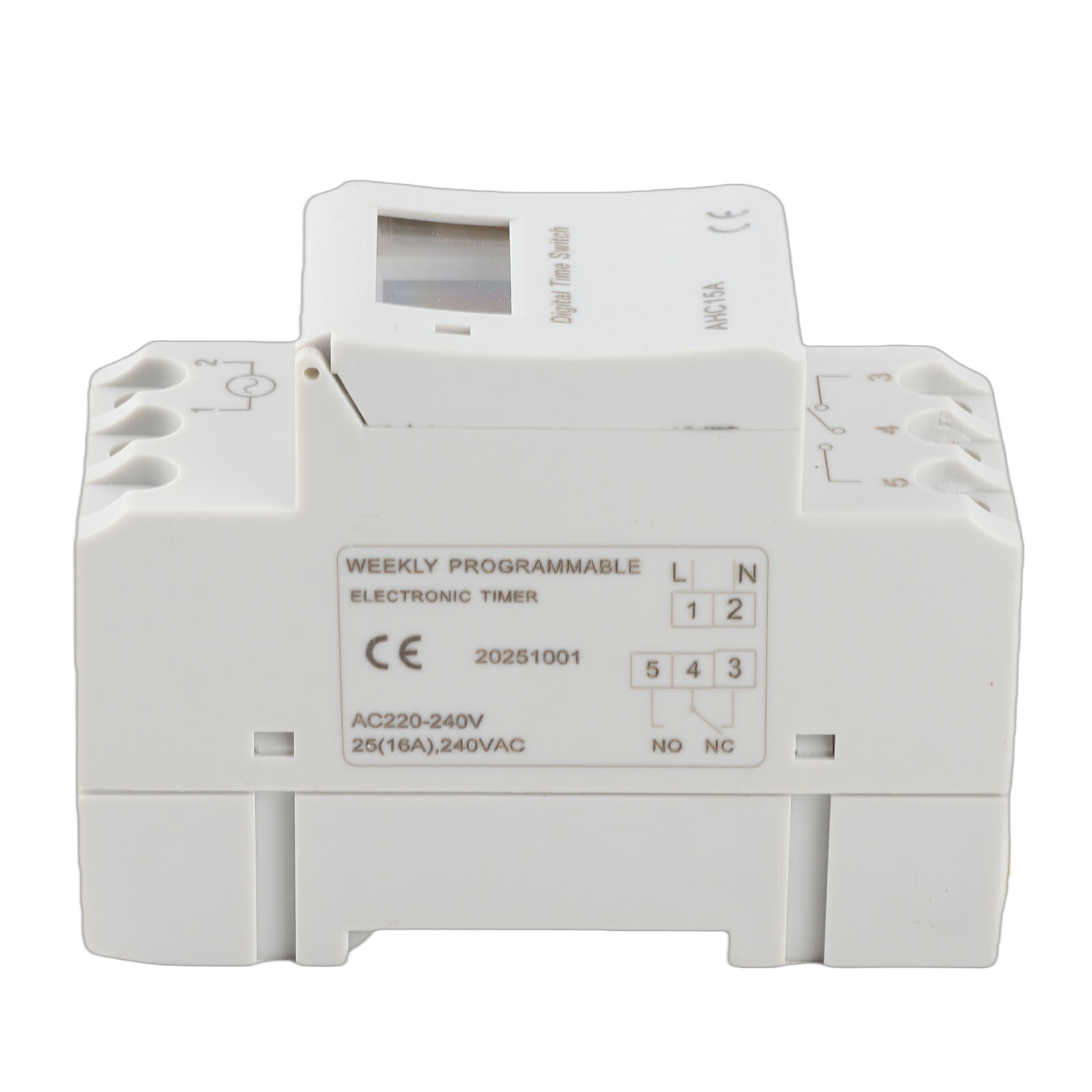 Электронное реле с ЖК-дисплеем, программируемым на неделю временем включения и выключения (16 циклов) (AC220V)