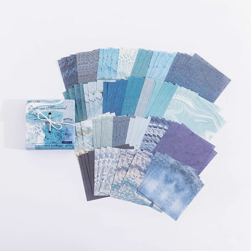 Бумага для скрапбукинга 80*80 мм 100 листов/упаковка Retro Creative Lab Series DIY Декоративная бумага для заметок