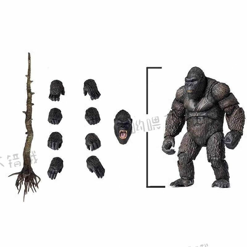 HIYA TOYS GODZILLA VS King Kong PX Previews Exclusive Action Figure Годзилла, Кинг Конг. Передвижная статуя