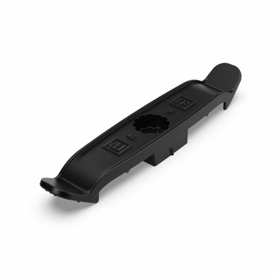 Держатель плоского кабеля двусторонний для прямого монтажа на 4 места чёрный 20шт Промрукав