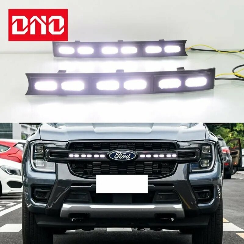 DNO Фары автомобильные, Огни дневные ходовые, арт. D-Ranger-2022/Y-ZWD-3-ADE
