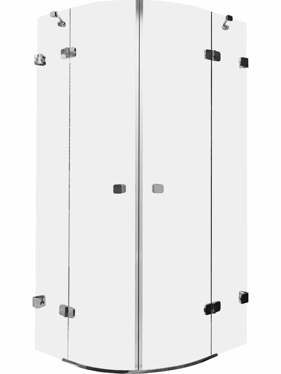 Душевой уголок RAVAK BRILLIANT BSKK4-100 (995х995х1950) распашные двери, стекло, хром+Transparent