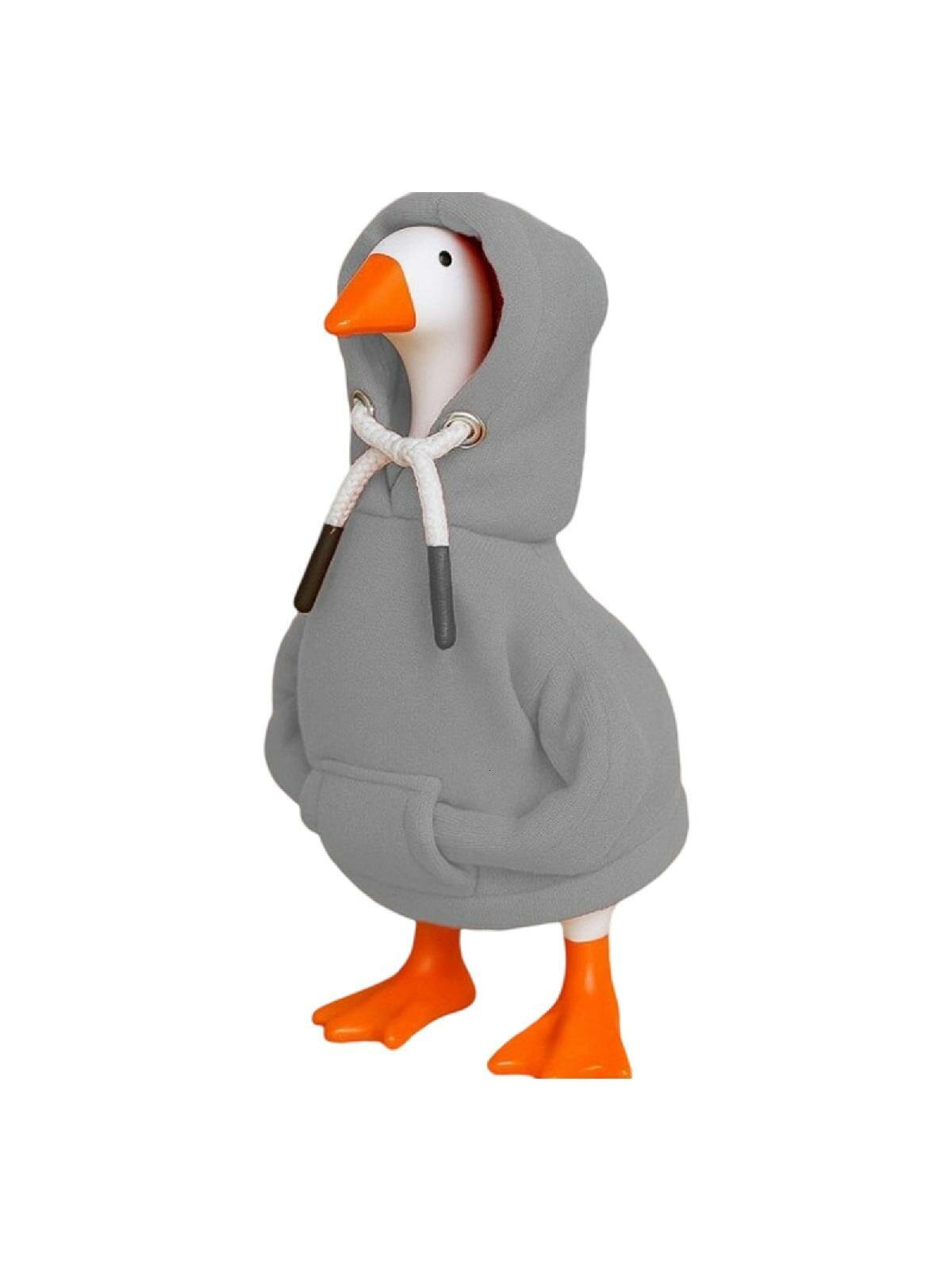 Наряд Gooses Одежда для крыльца Gooses Рубашка для дворовых газонных гусей Толстовки с цементными гусями