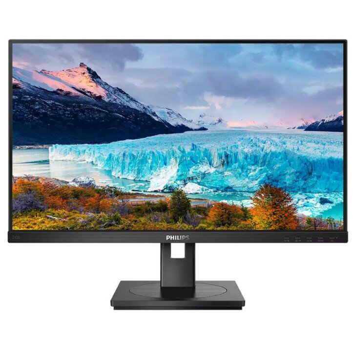 Монитор PHILIPS S-Line 243S1, диагональ 23,8", IPS, 1920x1080, чёрный