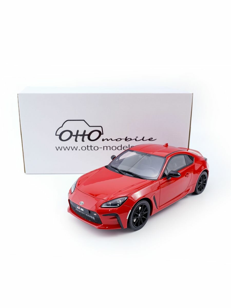 OTTO 1:18 TOYOTA GR86 ROUGE FLAMBOYANT 2022 Смола Модель автомобиля