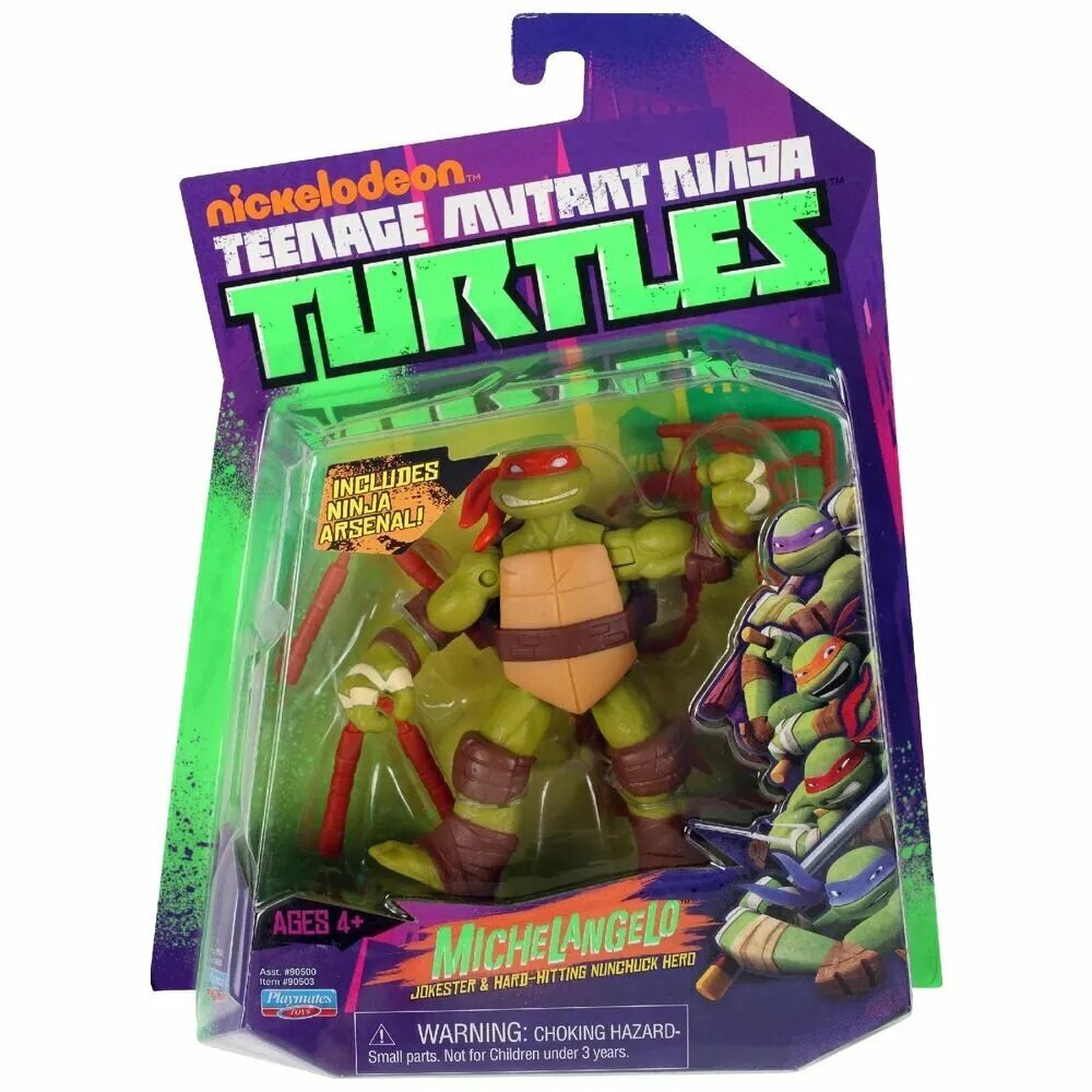 Teenage Mutant Ninja Turtles, Кукла, коллекционная, 12 см, w, коллекционная фигурка черепашки-ниндзя для детей и взрослых