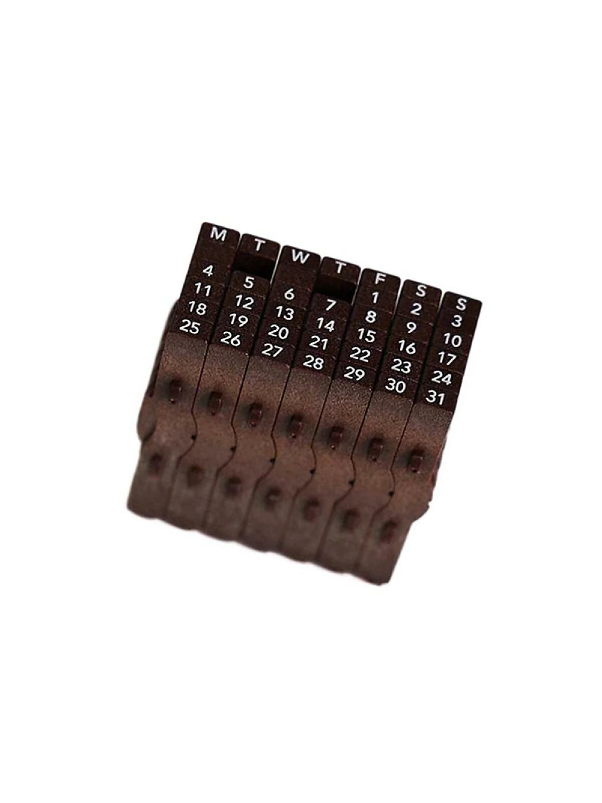 Пластиковый штамп-календарь с быстрой настройкой для маркировки даты в бизнес-среде