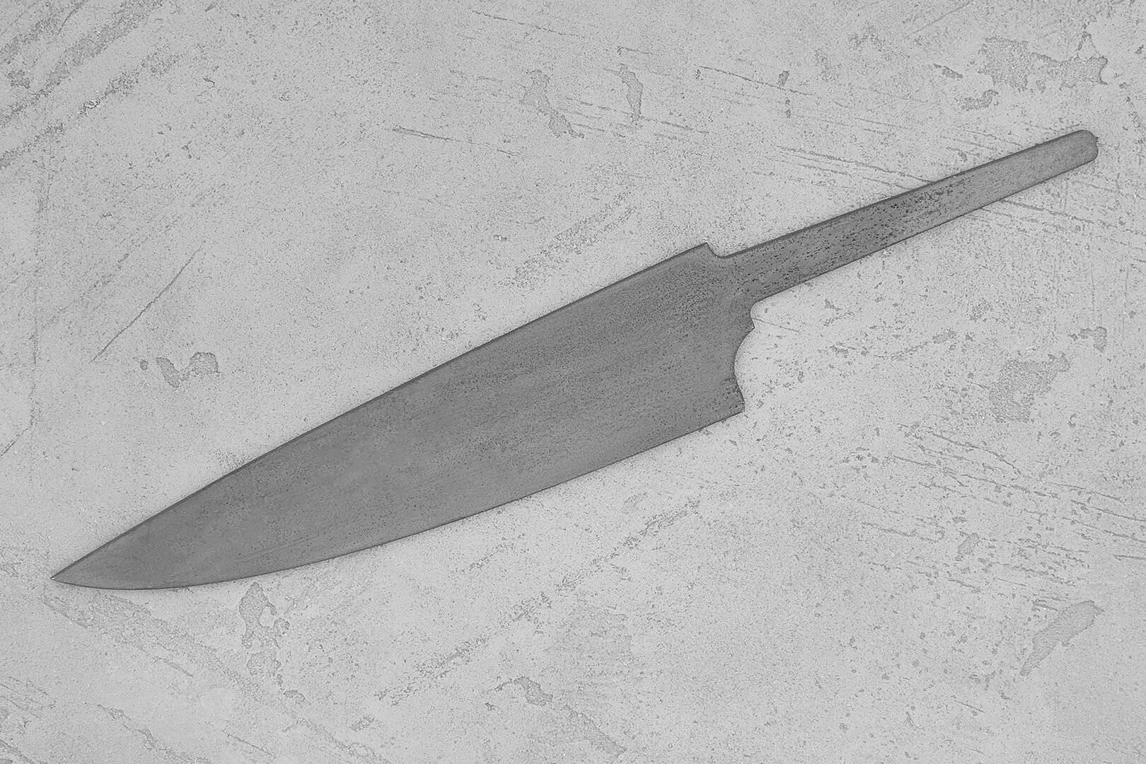 Заготовка для ножа, сталь M390 2,6мм. Модель "Аппарель ГУ155" с клинком 155мм, ТО 62-63HRC