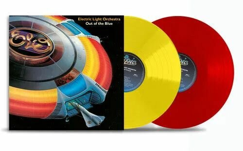 Electric Light Orchestra - Out Of The Blue (coloured) (2LP) 2025, Epic, Red & Yellow, Gatefold, Limited Edition, Фирменная виниловая пластинка