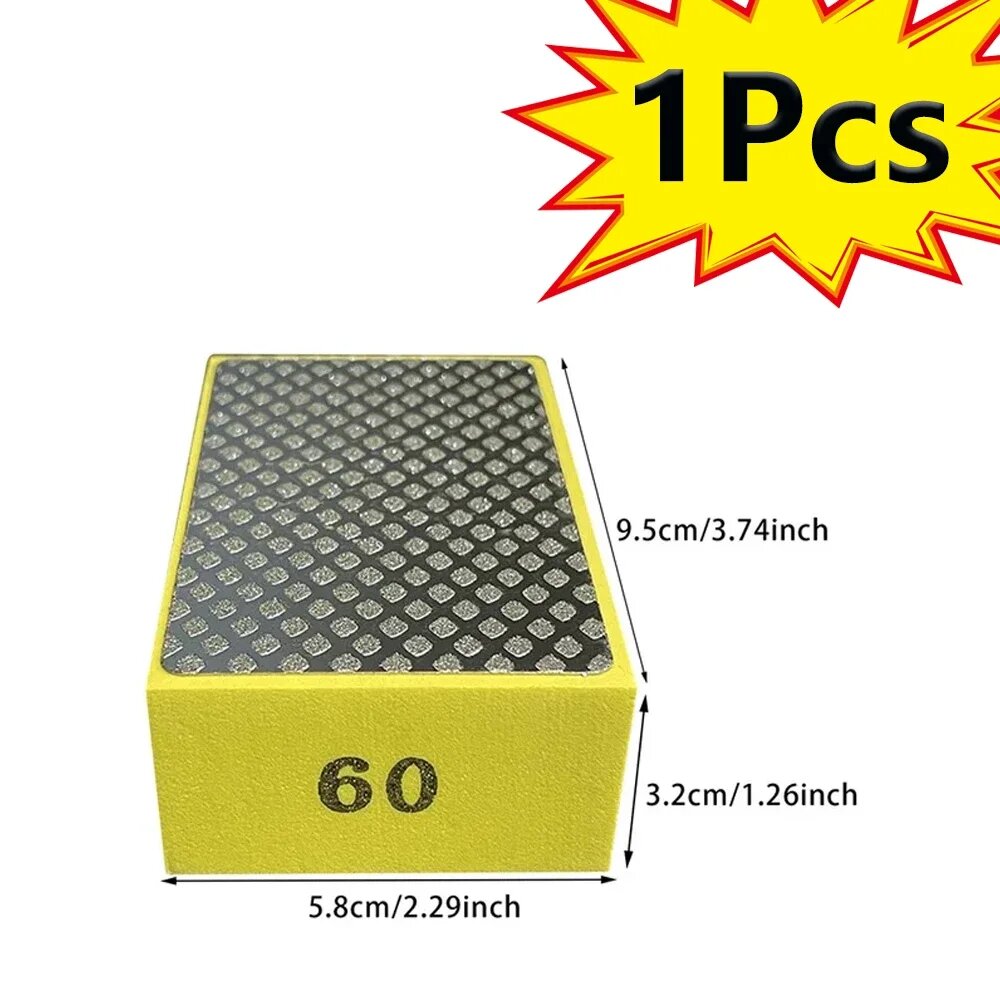 Алмазные ручные полировальные диски Colmthys 1-8 шт. 60grits 1Pcs