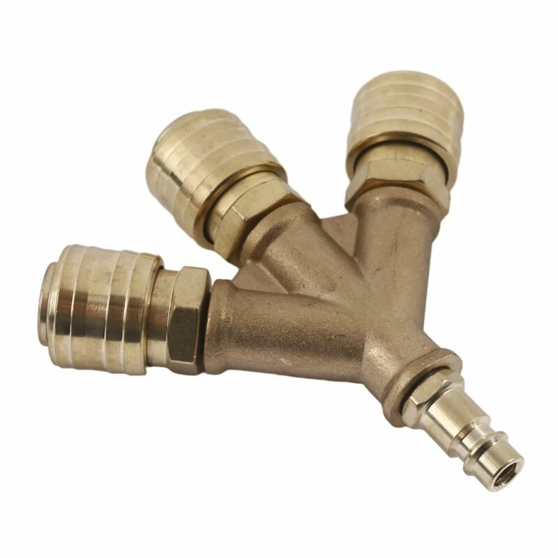 Немецкий 4-ходовой металлический сквозной клапан