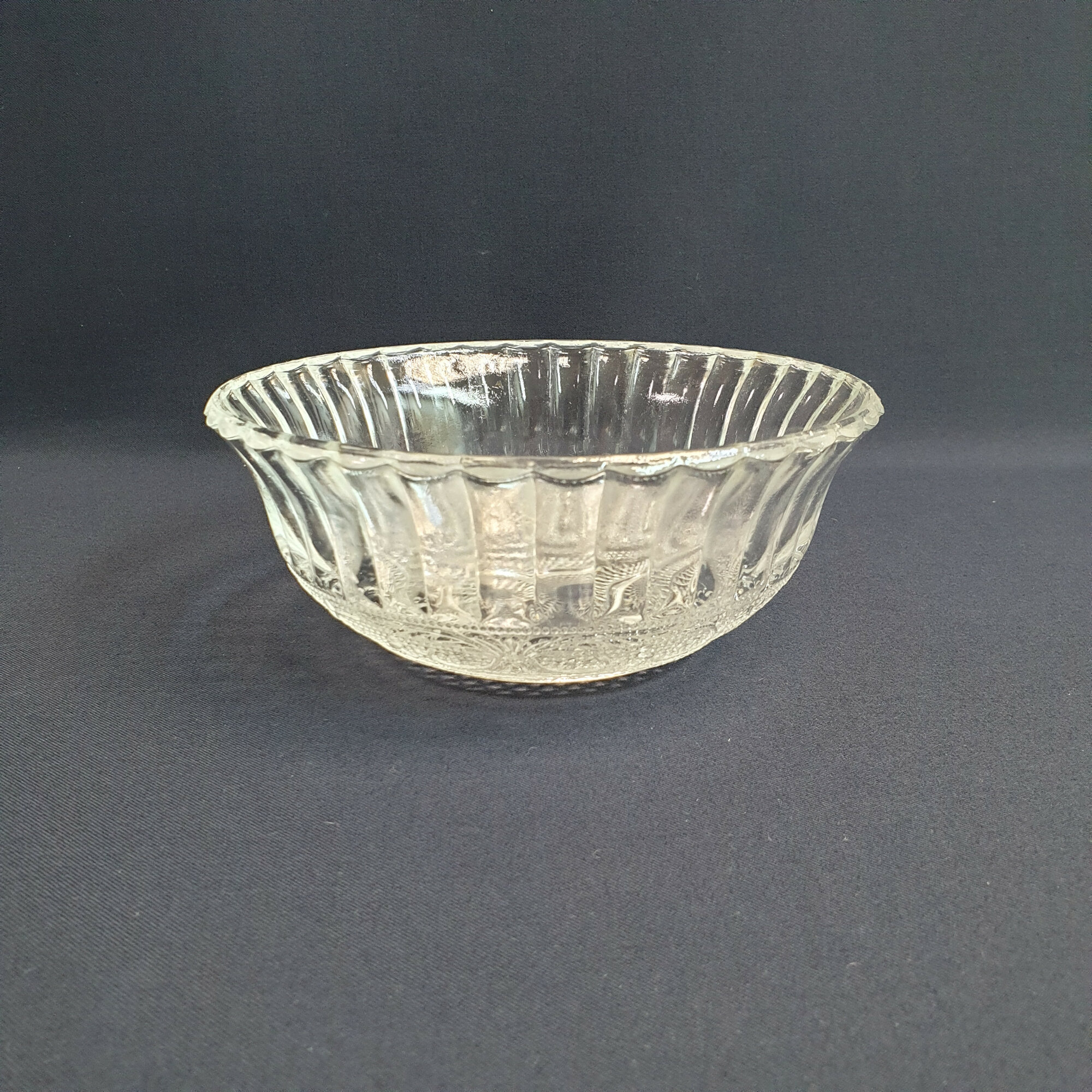 Салатник, стекло 17 см, винтаж СССР