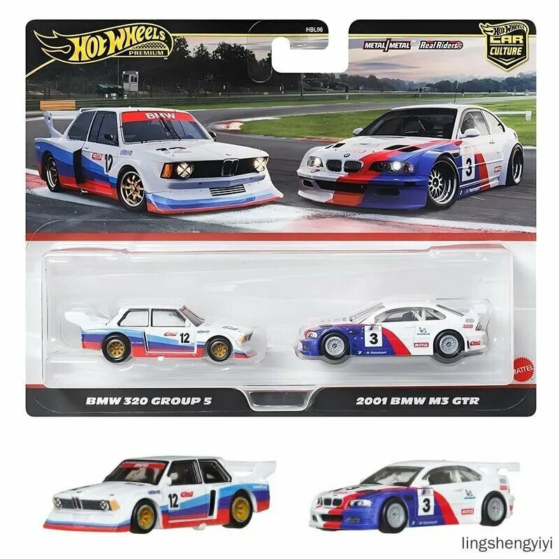 Машинка Premium Car Culture 2-Pack HBL96-BMW 320 Group 5 & 2001 BMW M3 GTR