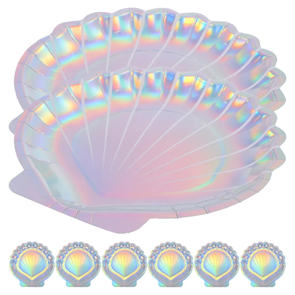 Тематические Тарелки Для Праздничных Заставок В Морском Стиле 16 Штук 18.50X18.00X1.50Cm