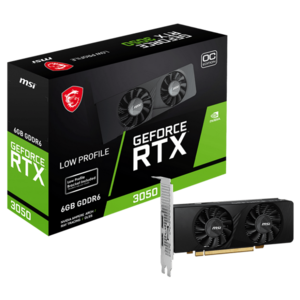 Видеокарта MSI Видеокарта MSI RTX3050 LP E OC 6GB GDDR6 96bit DP 2xHDMI 2FAN RTL