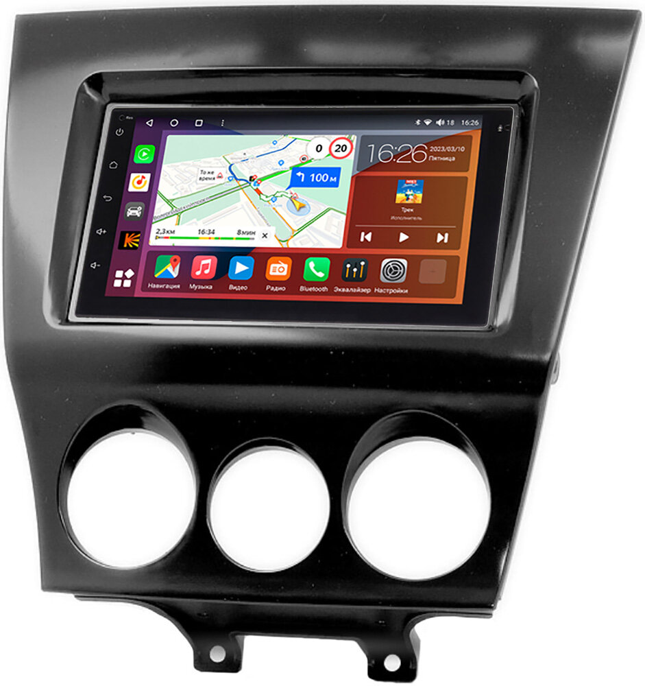 Штатная магнитола Mazda RX-8 2008-2012 Canbox Logic-i3 5731-RP-11-234-350 Android 13 (4G-SIM, 6/128, DSP, QLed, 360)