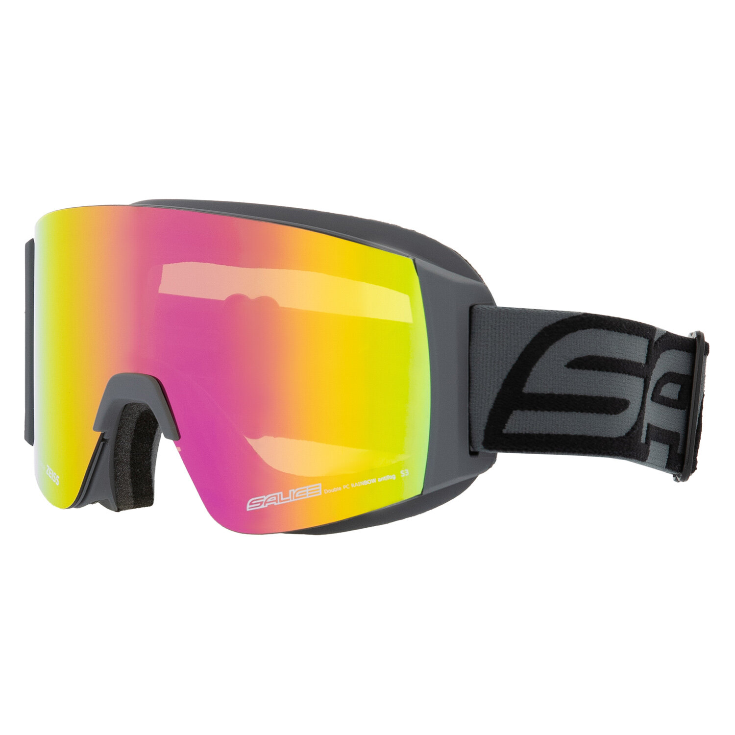 Маска горнолыжная Salice 105DARWF Charcoal/Darw Irex S3