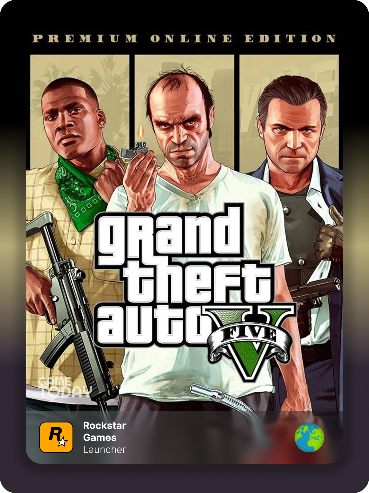 Grand Theft Auto V: Premium Online Edition | Игра в Rockstar Games Launcher | PC | Ключ | Регион активации Все страны
