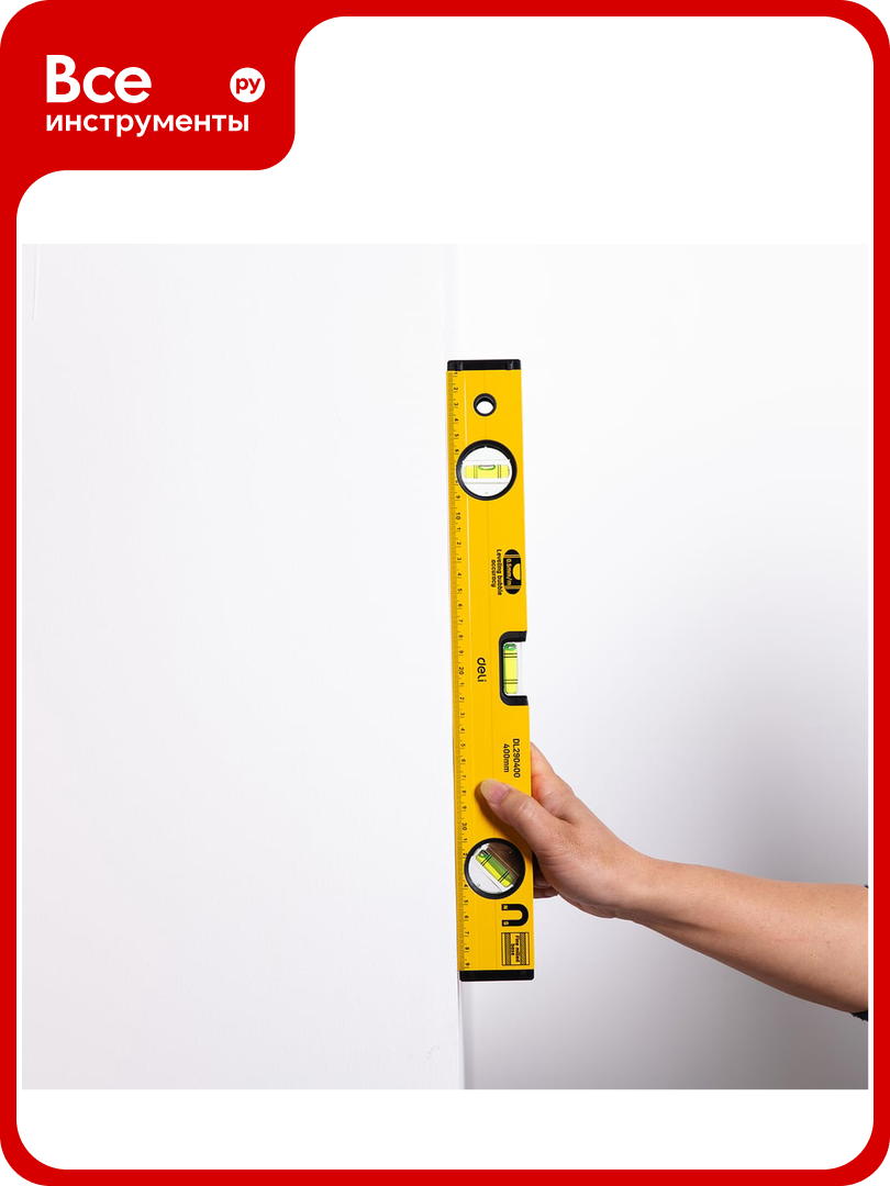 Строительный уровень DELI DL290400 400 мм 98291