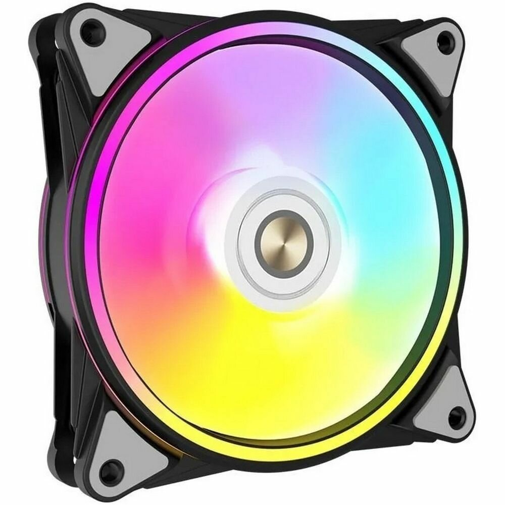 Вентилятор в корпус ALSEYE HALO PRO B-P, ARGB. PWM, Black, RTL