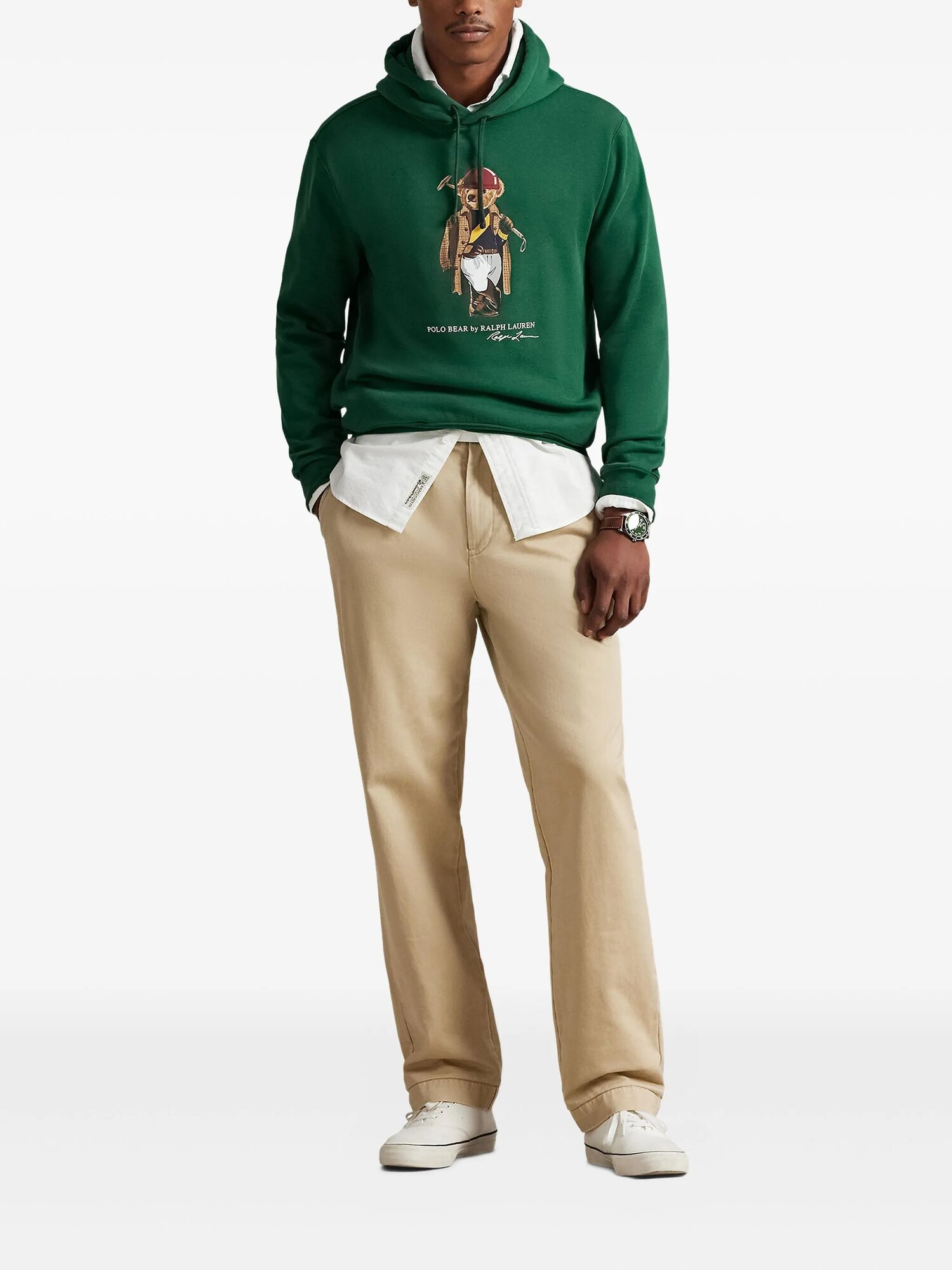 Худи Polo Ralph Lauren Polo Bear, размер 52, , green — фото 1