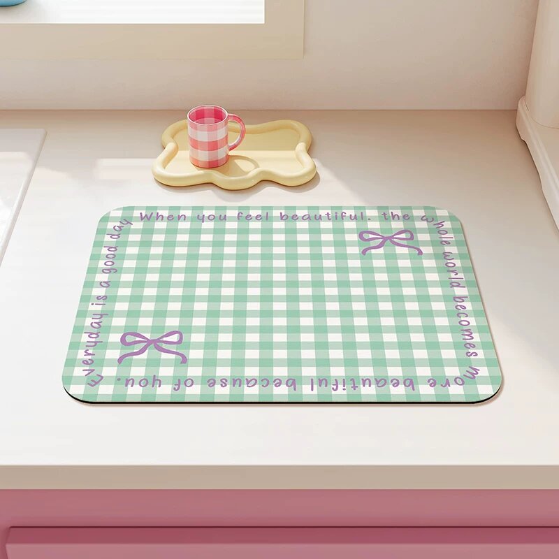 Xipipiplab кухонная столешница сливной коврик для посуды миски и палочки для еды изолированная подставка обеденный стол