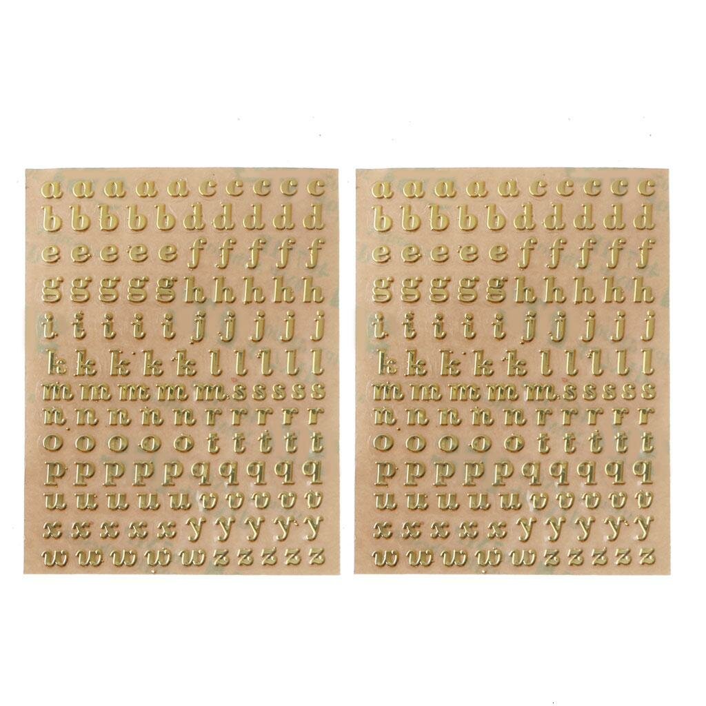 Блестящие наклейки С буквами, C