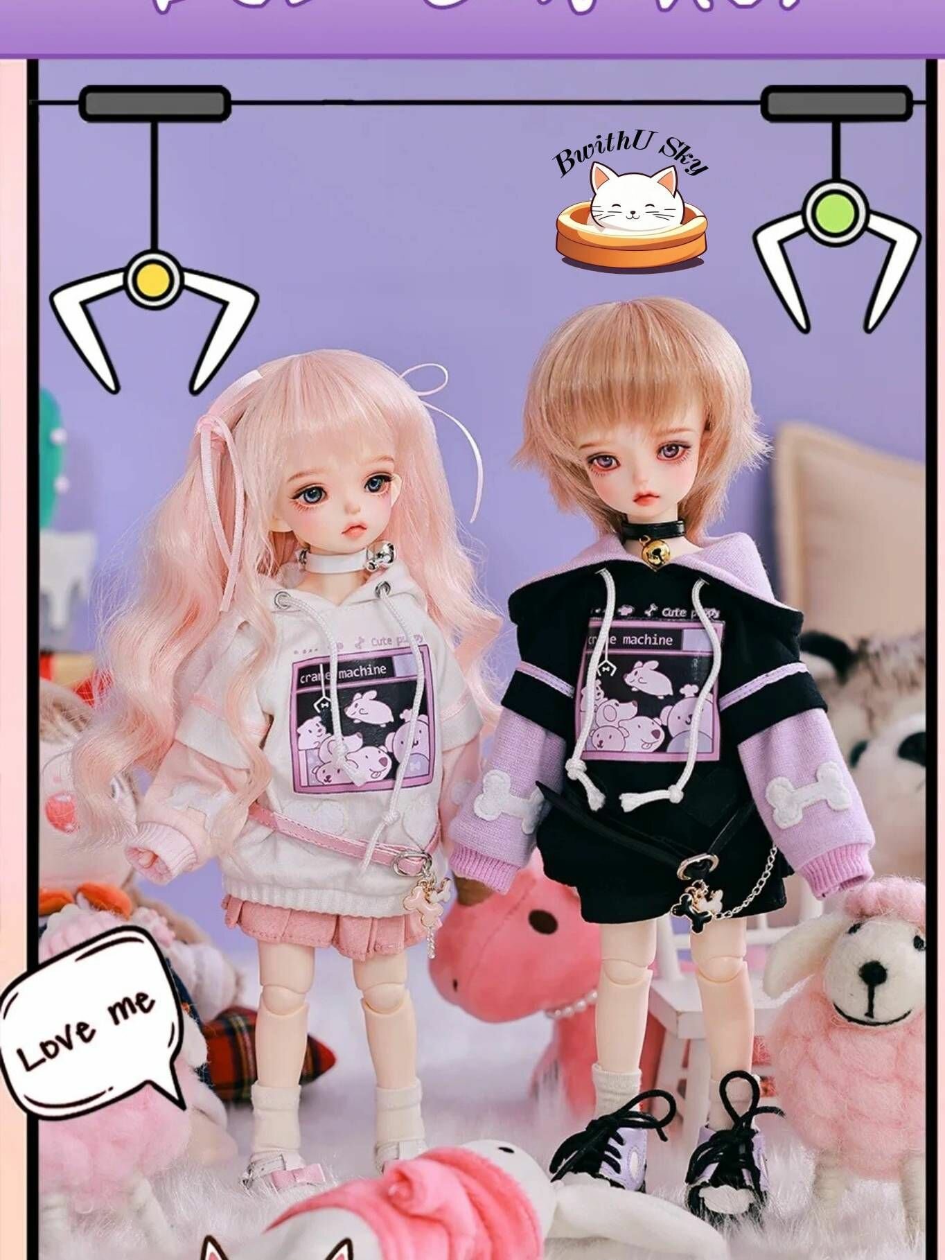 BwithU 1/6 BJD Emilia очаровательная кукла с уникальным внешним видом, тренд в мире куклов!