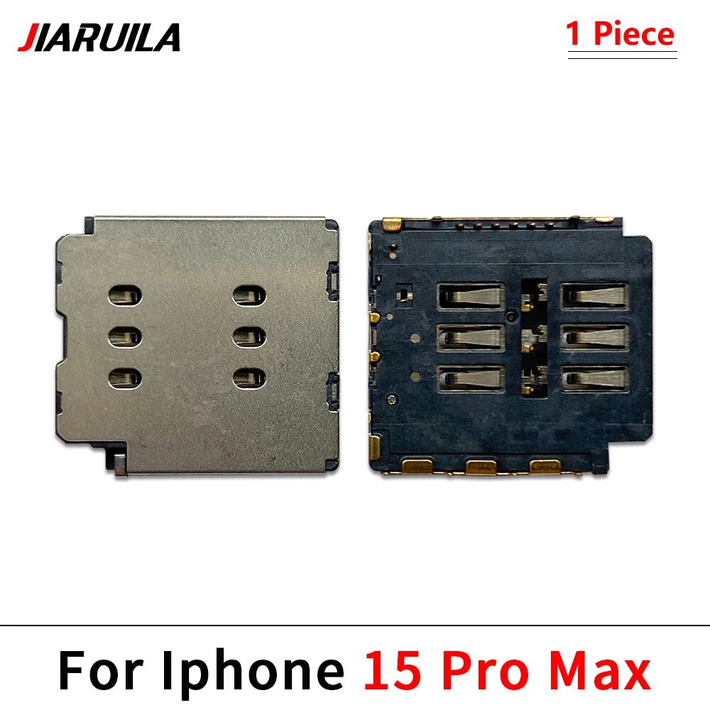 Новый считыватель SIM-карт для iPhone 11, 12, 13, 14, 15, Pro Max Plus, мини-разъем с двумя слотами для SIM-карты, внутренний адаптер с гибким кабелем