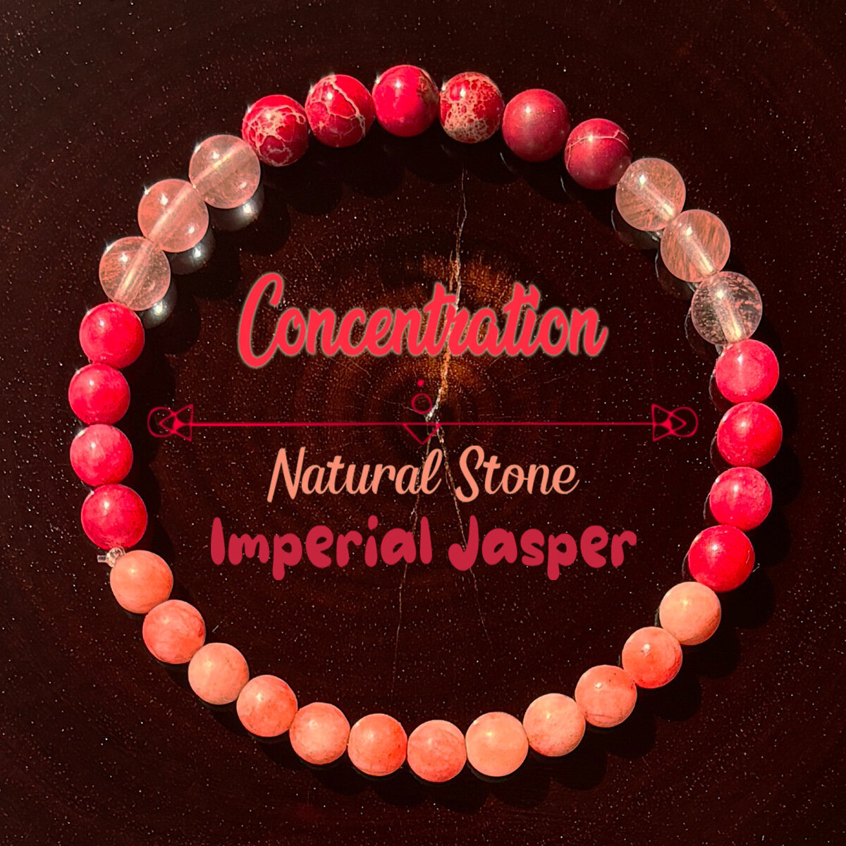 YM Mall Браслеты из бусин Фиолетовые бусины Ручная работа Творчество