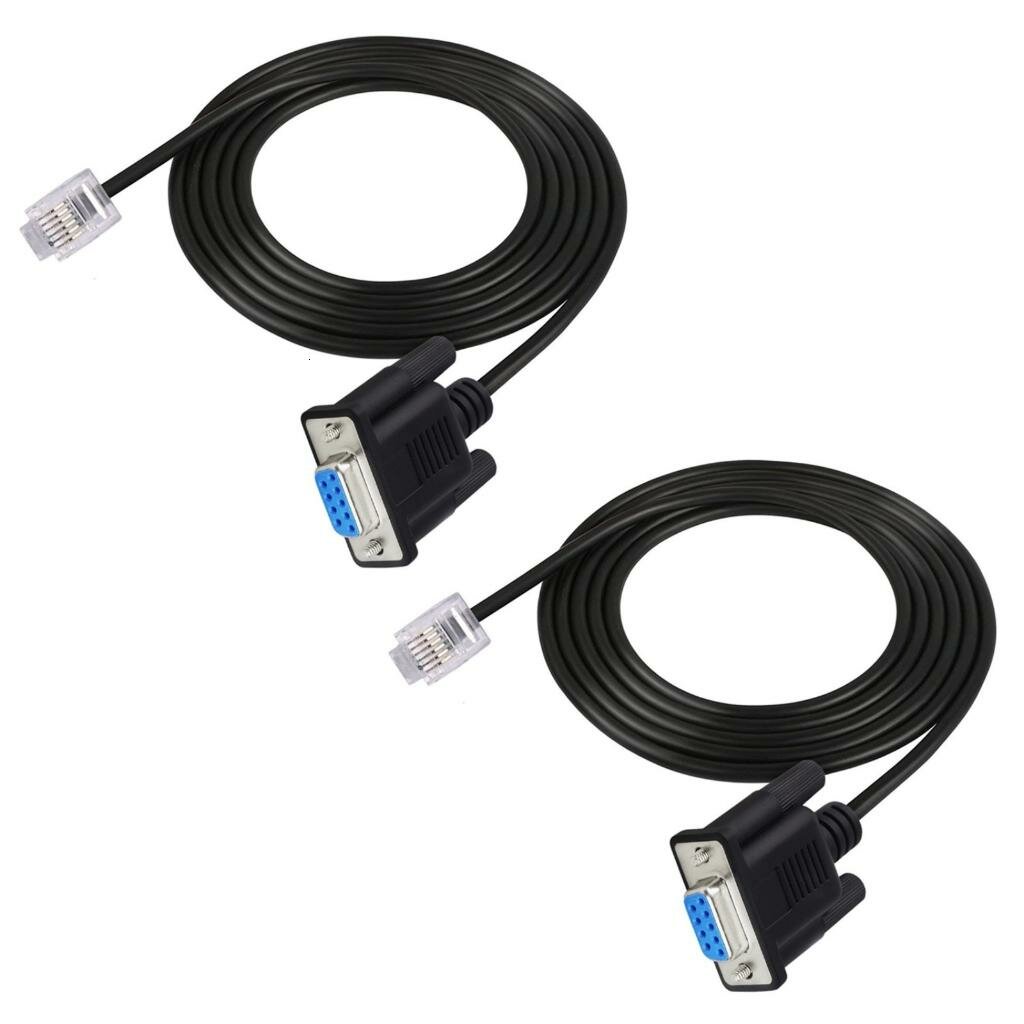 Кабель Rapid RS232 с разъёмом RJ11/RJ12 6P6C, 2шт