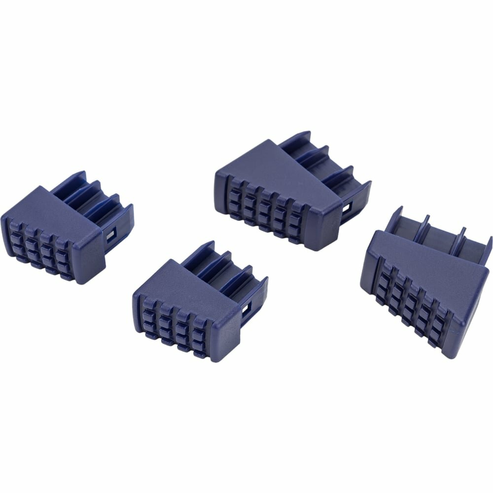 Комплект заглушек для стремянки 40x20, 30x20 мм, синий Алюмет Серия ZGS1