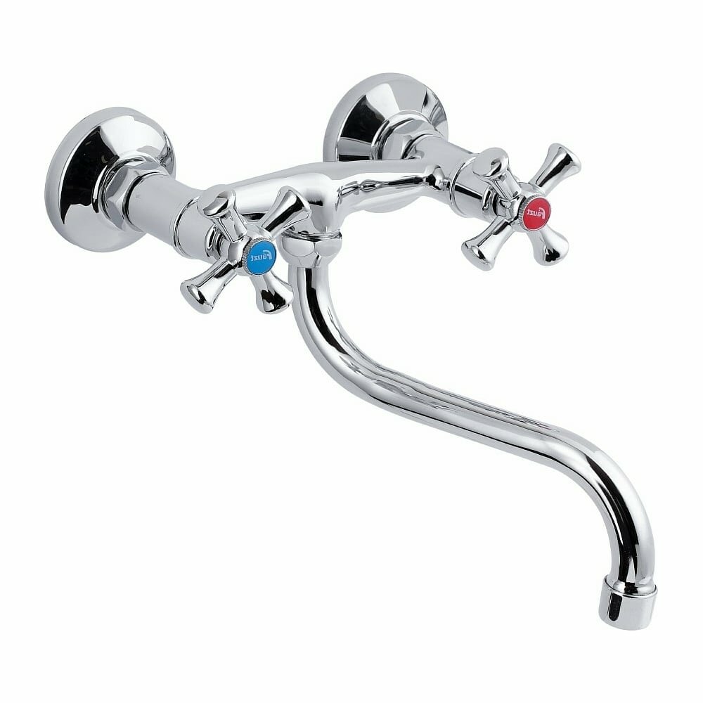 Смеситель для кухни FAUZT настенный, тип см-мдрна FZs-490-07