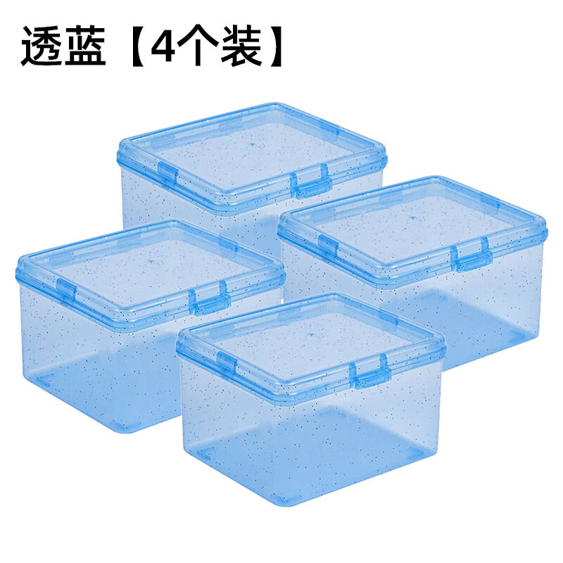 Коробка для хранения карт Прозрачная настольная пластиковая коробка для детей маленькая карточка для изменения коробки