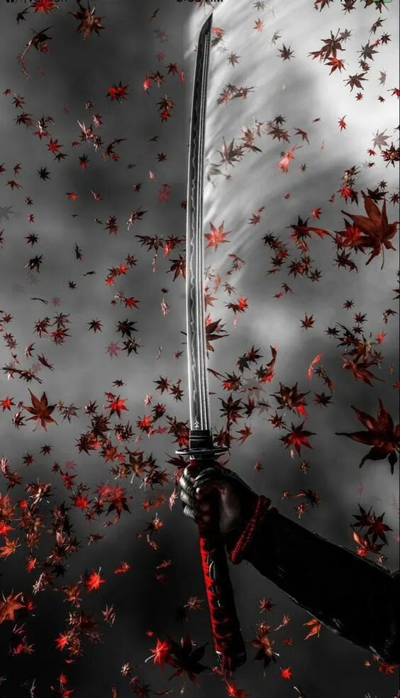 Алмазная Мозаика "Меч Самурая" 40х50 Алмазная Вышивка/Живопись Стразами, Полная Экспозиция