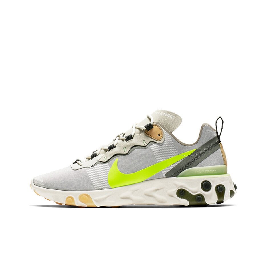Кроссовки NIKE React Element 55, размер EU 37.5 стопа (23.5CM), gray — фото 1