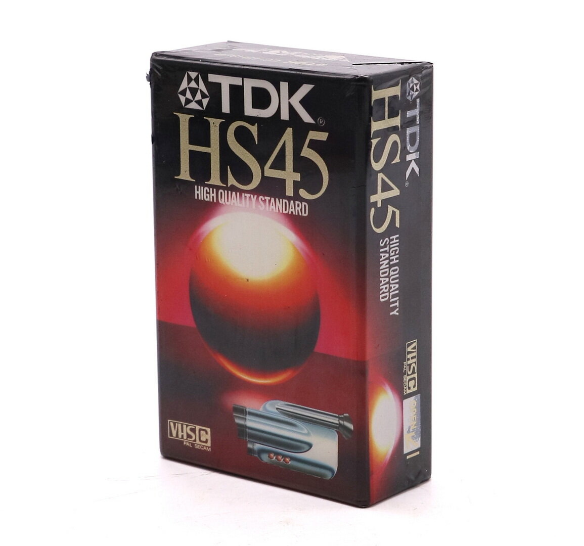 Видеокассета TDK HS45 для видеокамер формата VHS-C