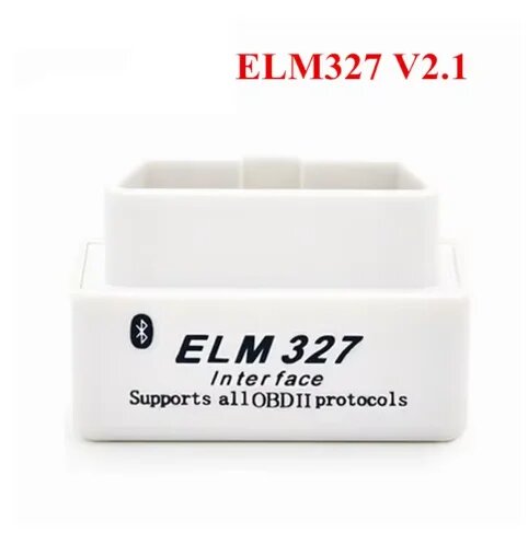 ELM327 V2.1 Bluetooth OBD2 адаптер, белый